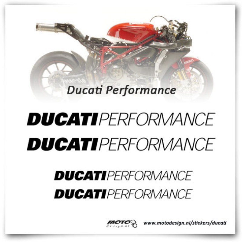 ducati performance decals
