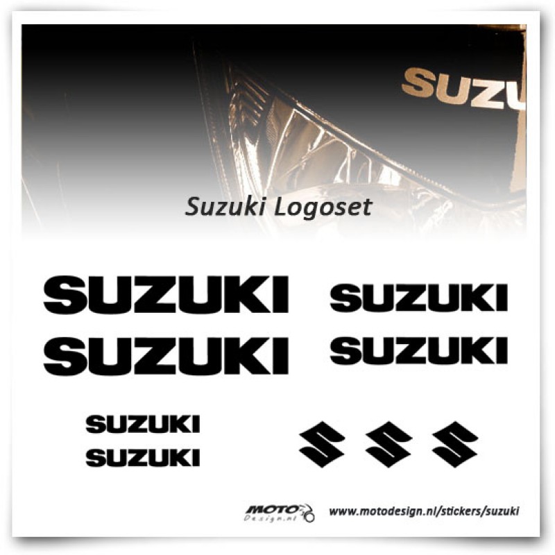 Suzuki Logoset | Motor Stickers | MotoDesign