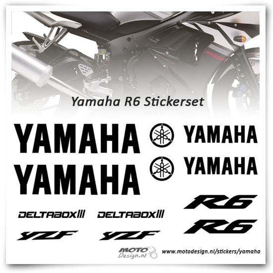 Yamaha R6 Stickers | Motor Stickers | MotoDesign